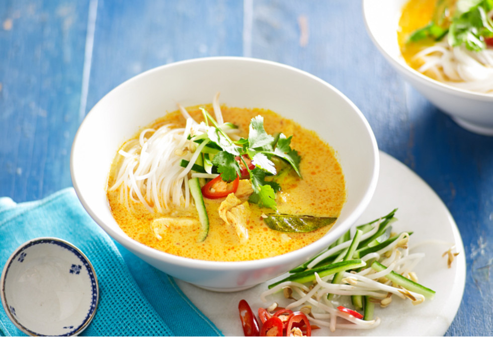 Malaysian chicken laksa Recipe | New Idea