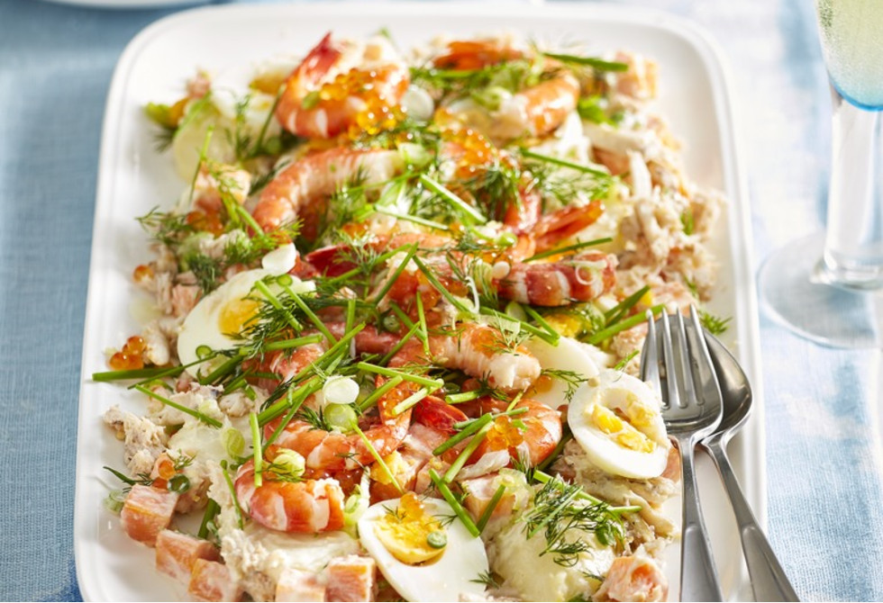 Prawn and potato salad Recipe | New Idea