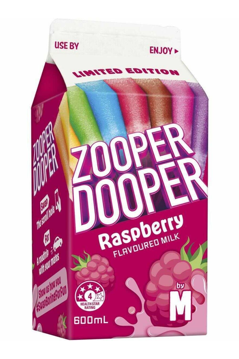 Zooper Dooper ice blocks now come in milk form with three flavours to ...