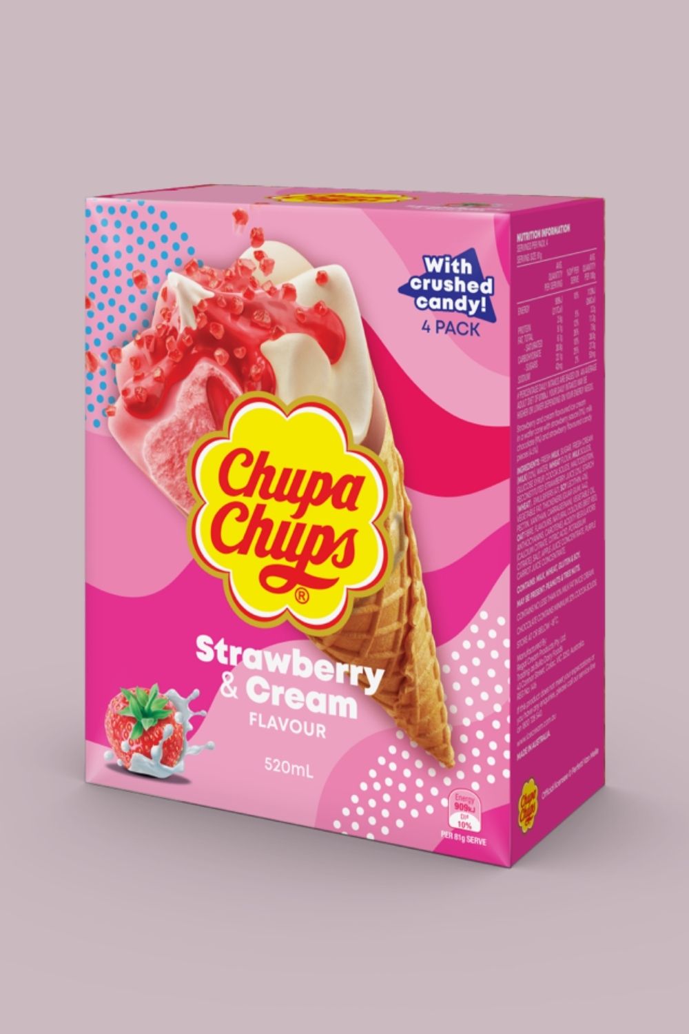 Chupa Chups Strawberry & Cream ice-cream launches | New Idea