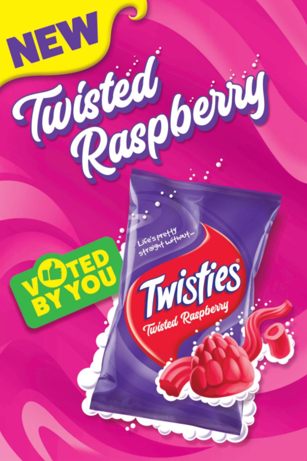 Twisties Launch Limited Edition 'Twisted Raspberry' Flavour | New Idea