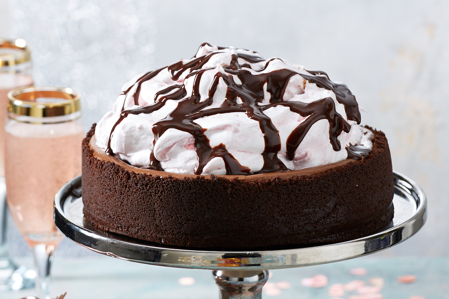 Choc-Raspberry Mallow Cheesecake recipe Recipe | New Idea