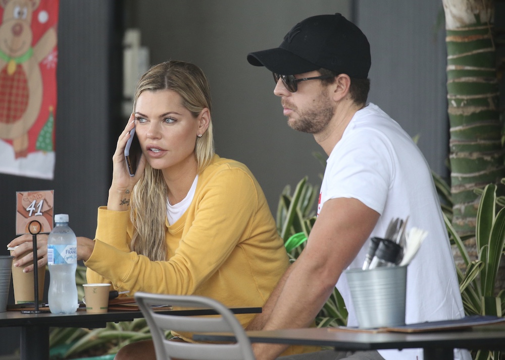 Sophie Monk looks serious as she chats on phone with new boyfriend ...