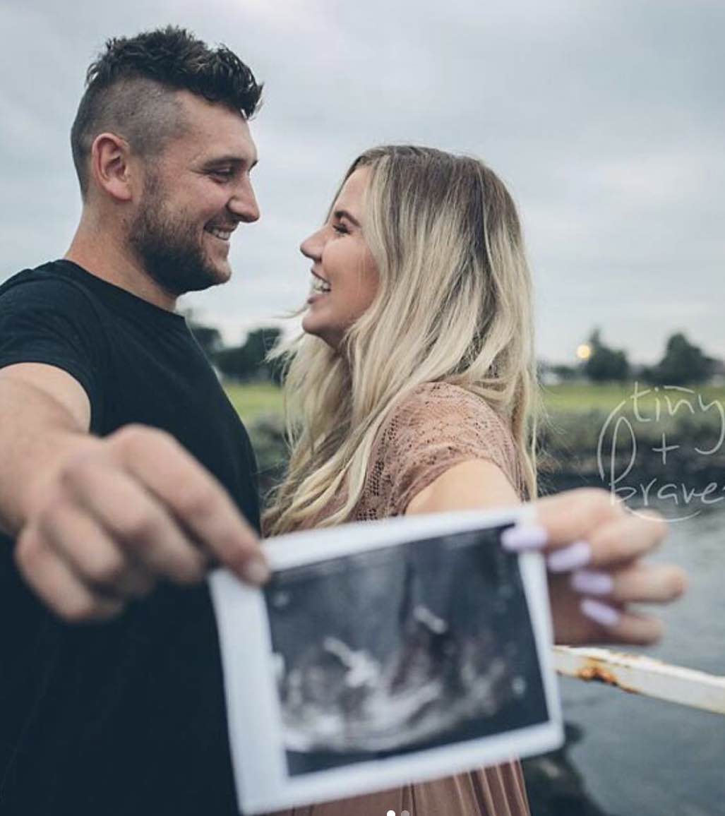 Former WAG Abby Gilmore announces she is expecting her third child ...