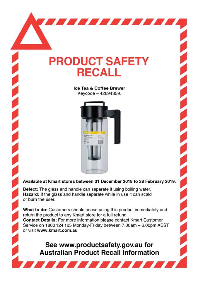 Kmart issues an urgent recall of common kitchen item | New Idea