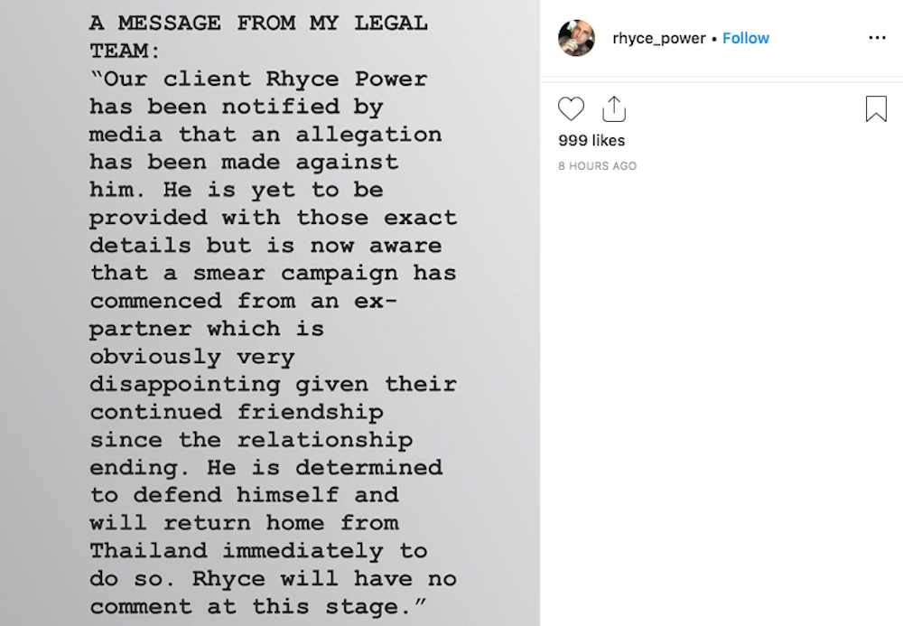 MAFS' brother Rhyce Power accused of domestic violence by girlfriend ...