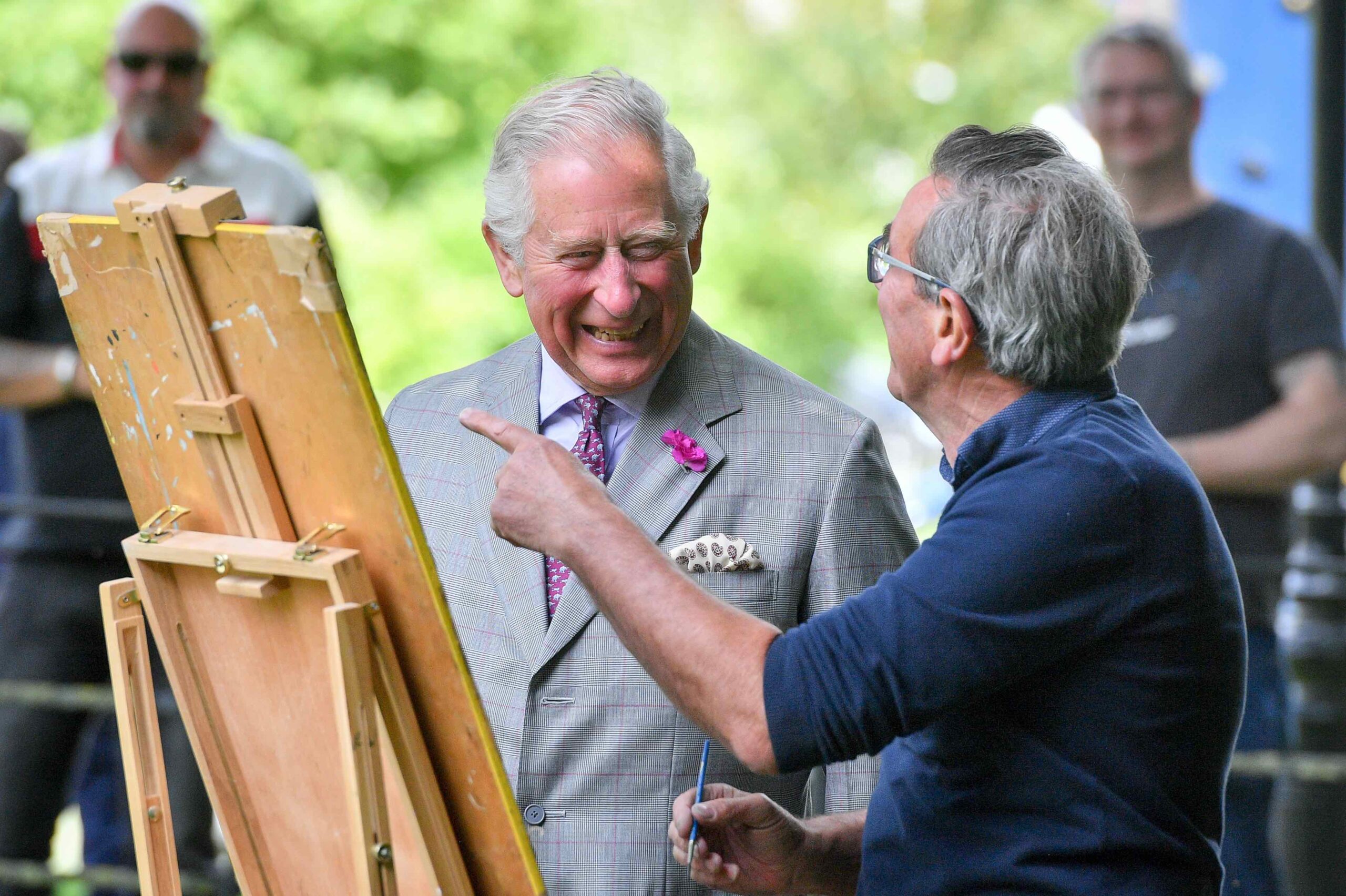 What's tickled Prince Charles? Jolly royal enjoys a laugh riot in ...
