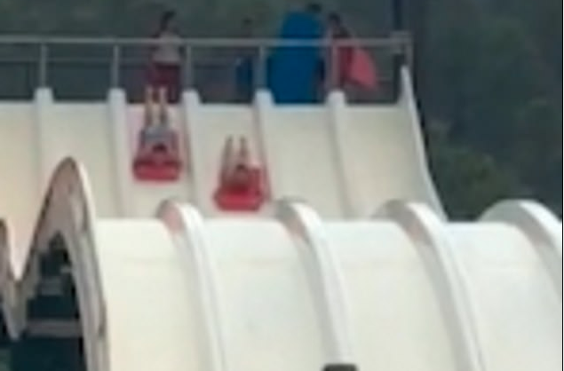 Horror video: Man snaps his neck on holiday waterslide | New Idea