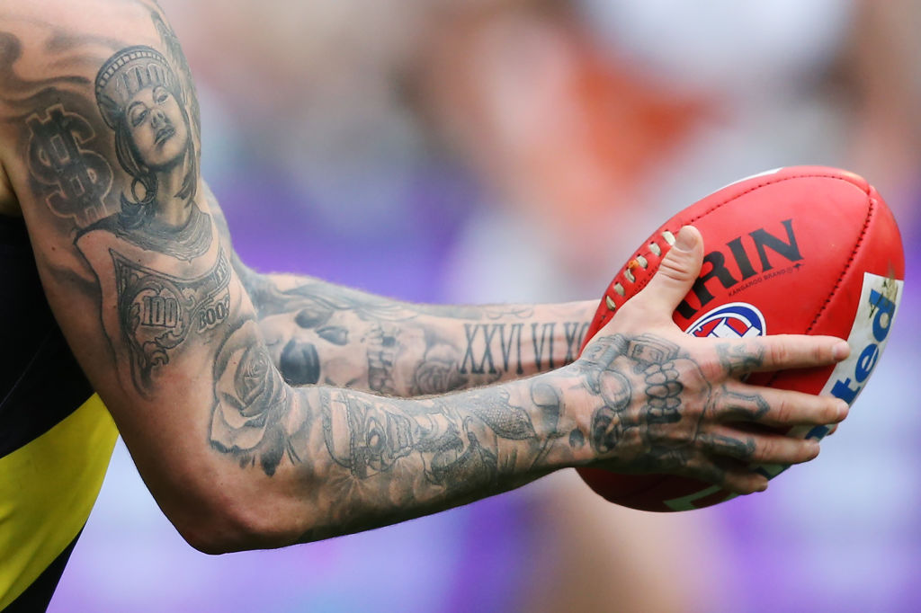 Dustin Martin Tattoos: Truth About His Neck, Hand & Body Tatts | New Idea