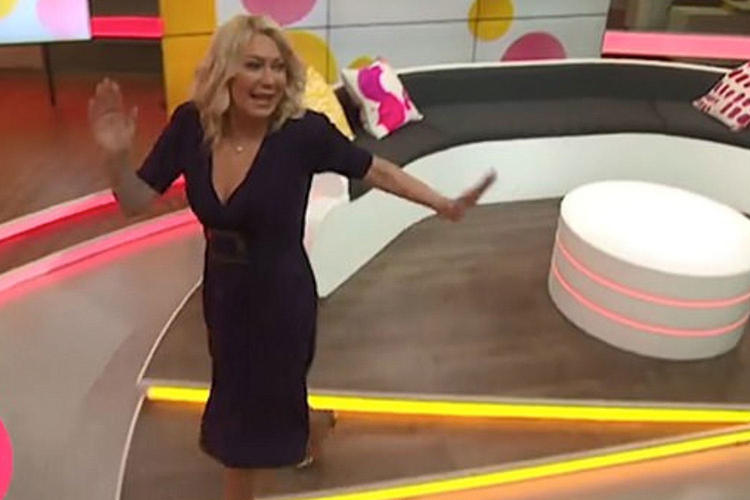 Studio 10 host Kerri-Anne Kennerley misses the start of the show after ...