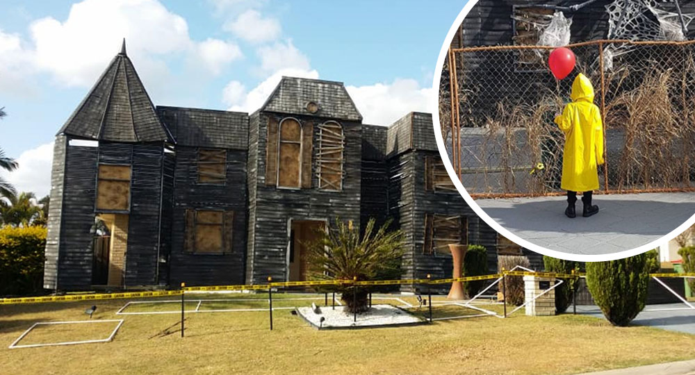 Family transforms their home into a haunted house inspired by the film ...