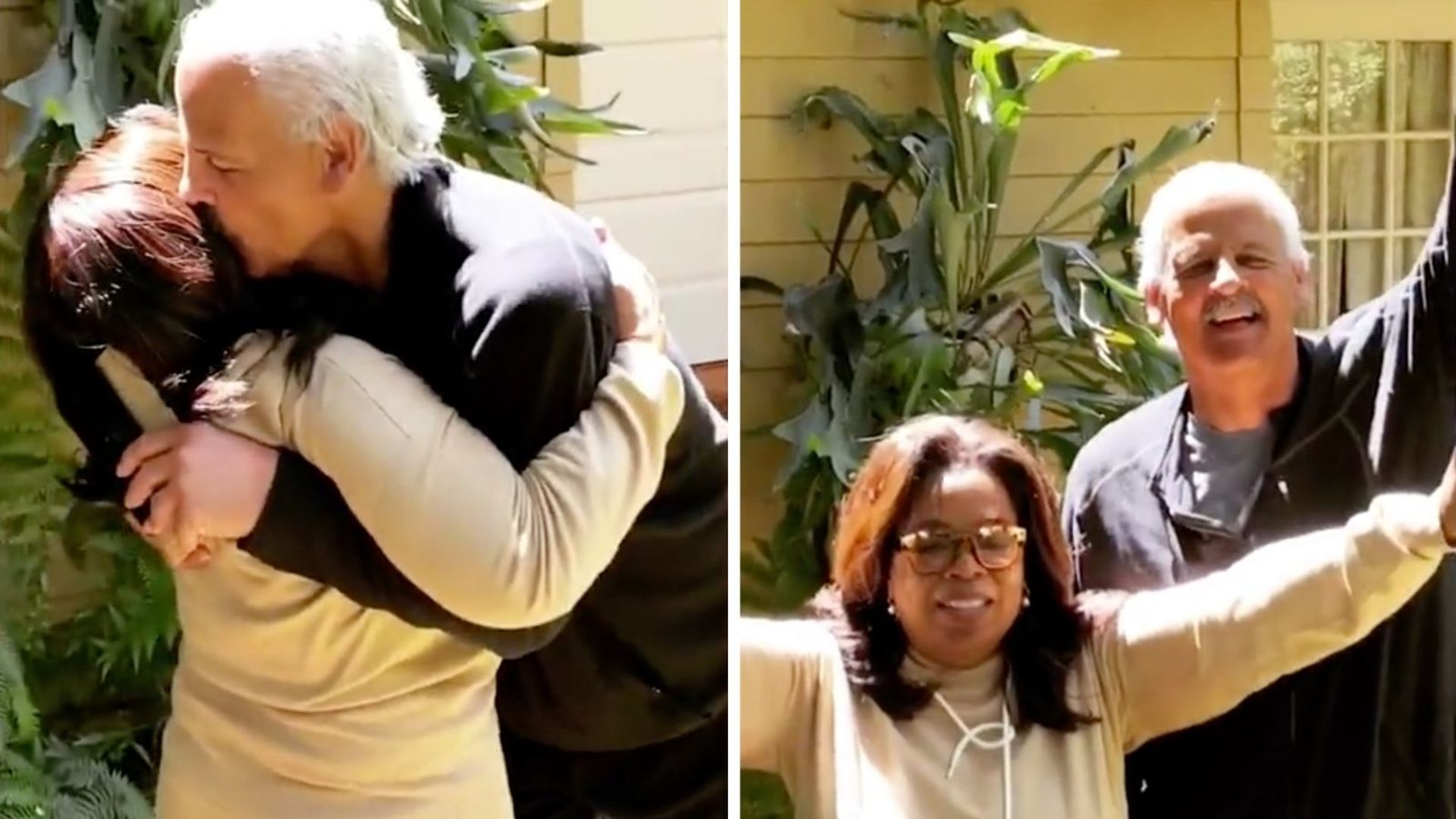 Oprah Winfrey and partner Stedman Graham finally reunite after 14 days ...
